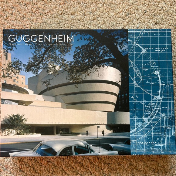 Galison | Games | Guggenheim Nyc 50 Piece Double Sided Jigsaw Puzzle ...